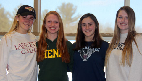 Four Avon High athletes sign letters of intent to play in college – The ...