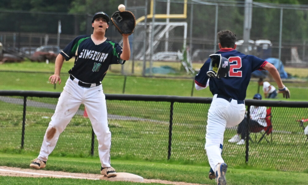 Bristol spoils home opener for Simsbury Legion – The Collinsville Press