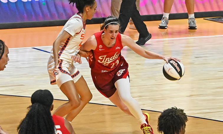 Clark, Fever prevail in final appearance in Uncasville against Sun ...